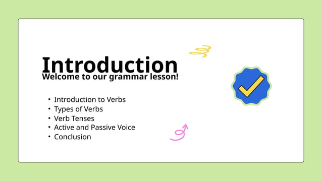Parts of Speech Verbs Presentation Colorful in Cute Style.pptx