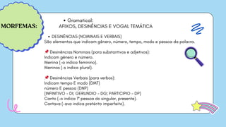 Morfologia da Língua portuguesa completa | PDF