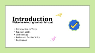 parts of speech - Verbs and its kinds | PPTX