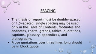 pats of synopsis ppt for writting thesis | PPT