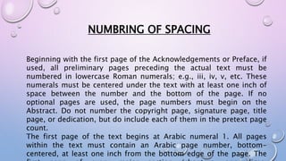 pats of synopsis ppt for writting thesis | PPT