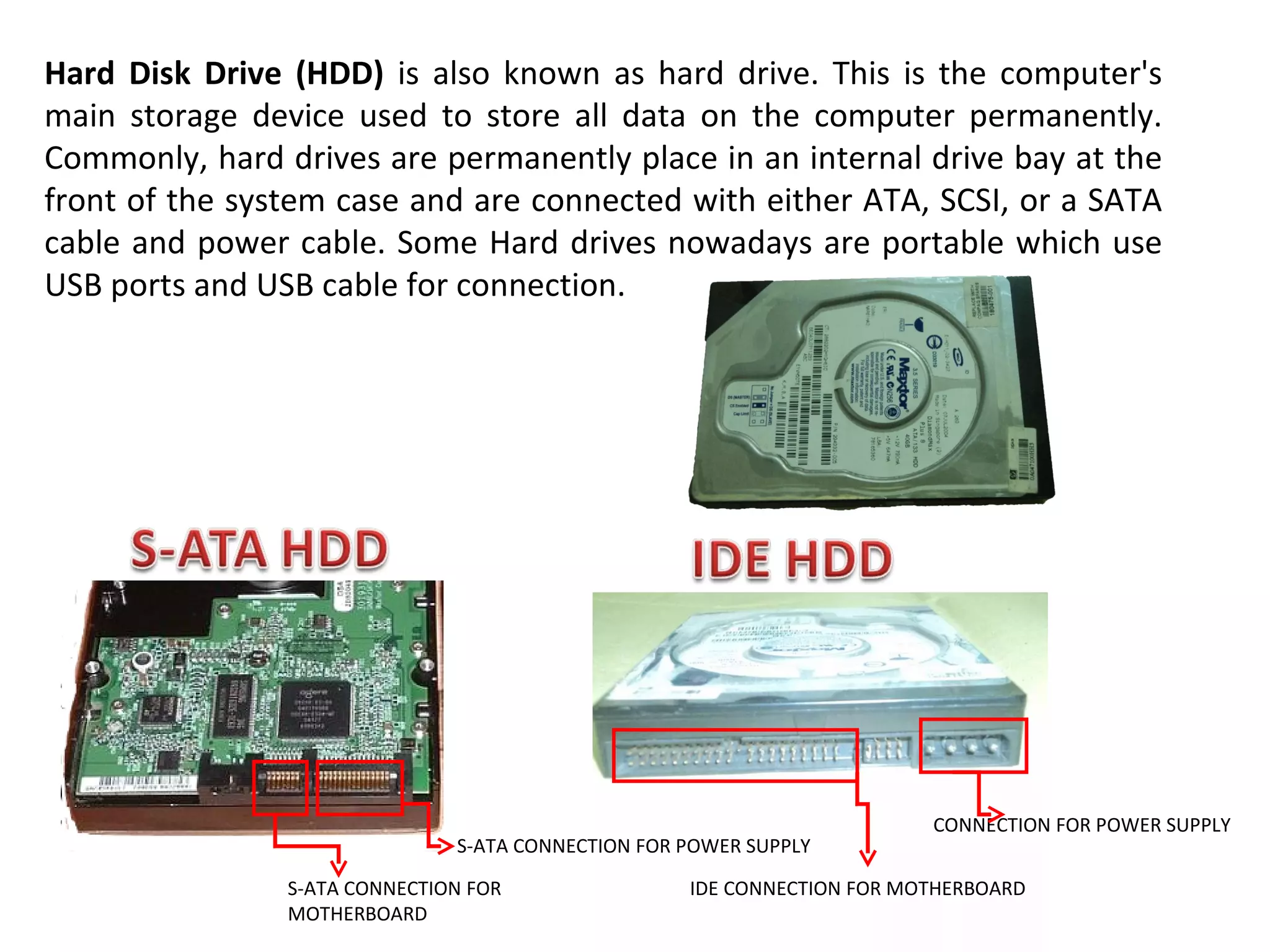 Parts of system unit | PPT
