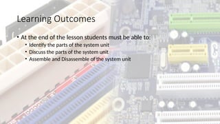 System Unit Components and its Functions | PPT