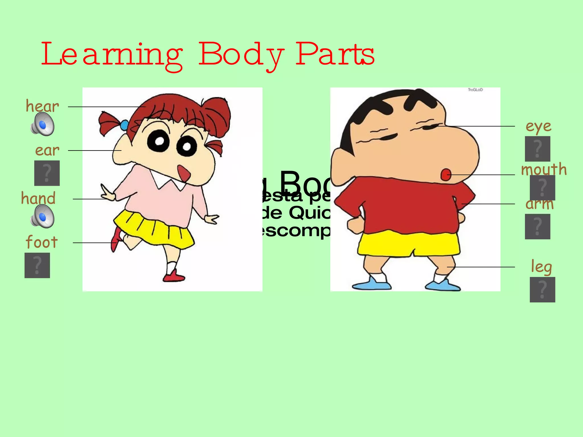 Parts of the body | PPT