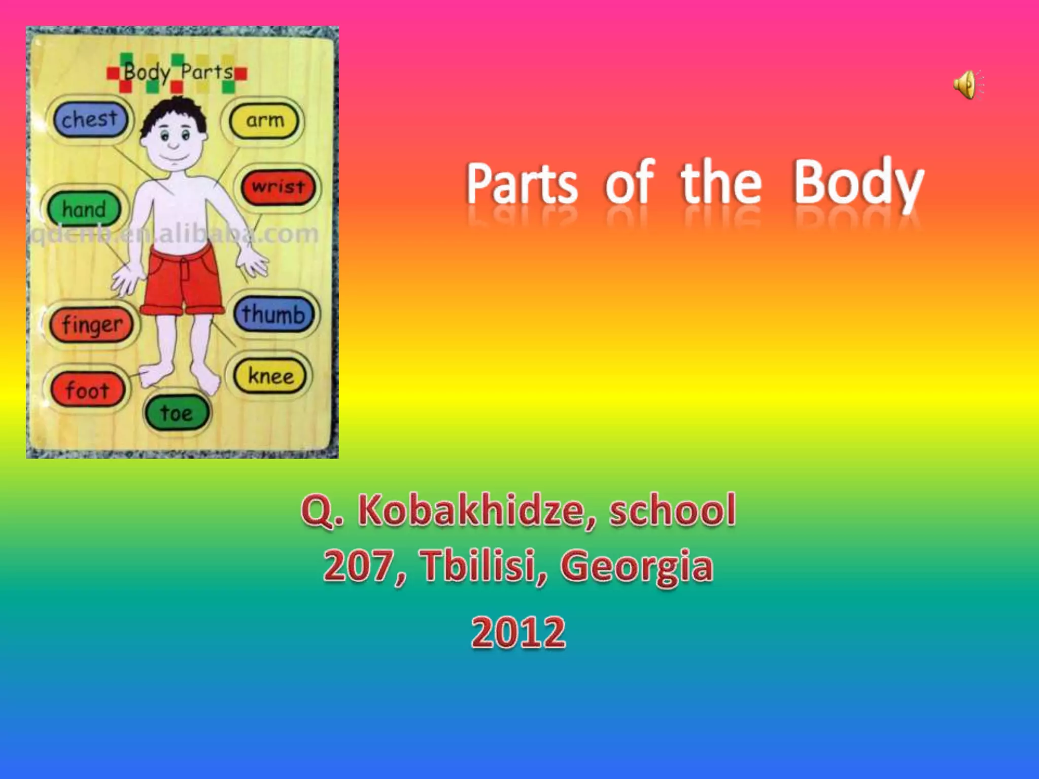 Parts of the body | PPTX