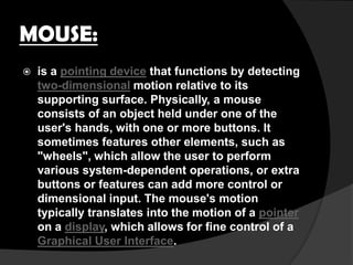 Parts Of The Computer | PPTX