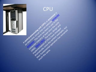 Parts Of The Computer | PPT