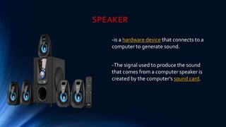 Parts of the Computer | PPTX