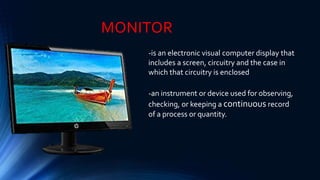 Parts of the Computer | PPTX