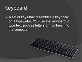 Parts of the computer 1.ppt