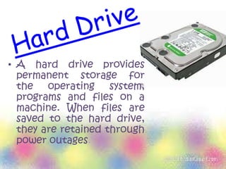 Parts of the computer and thier function | PPTX