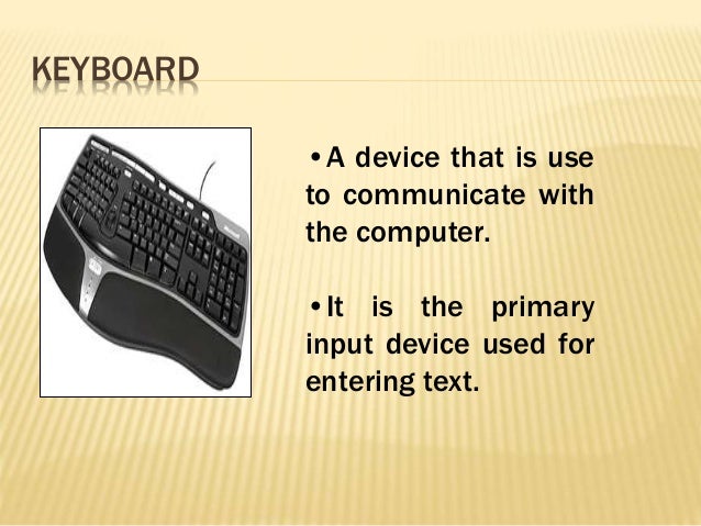 Parts of the computer (mouse and printer)