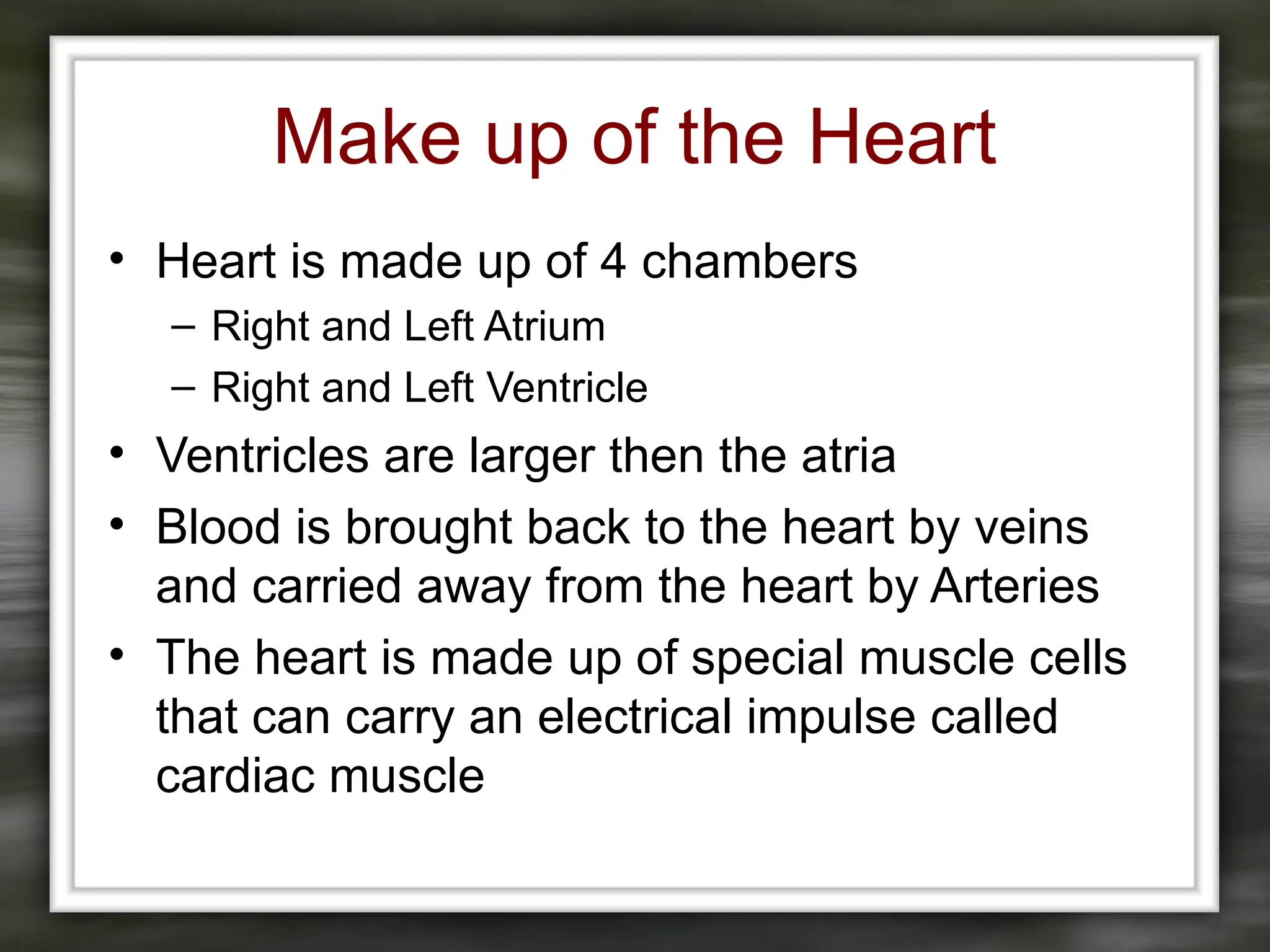 Parts of the Heart.pptsfsdfsdfsfsfssfsfs | PPT