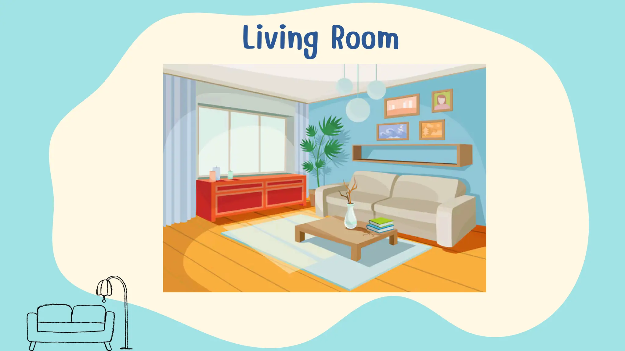 Parts of the house - partes da casa - slides para sala de aula | PDF