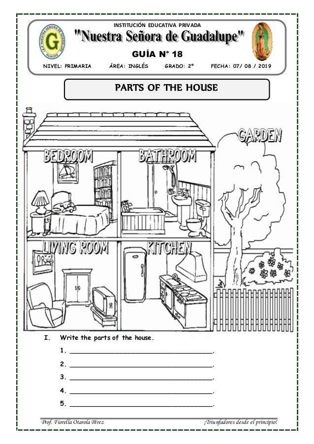 Parts of the house 2 do