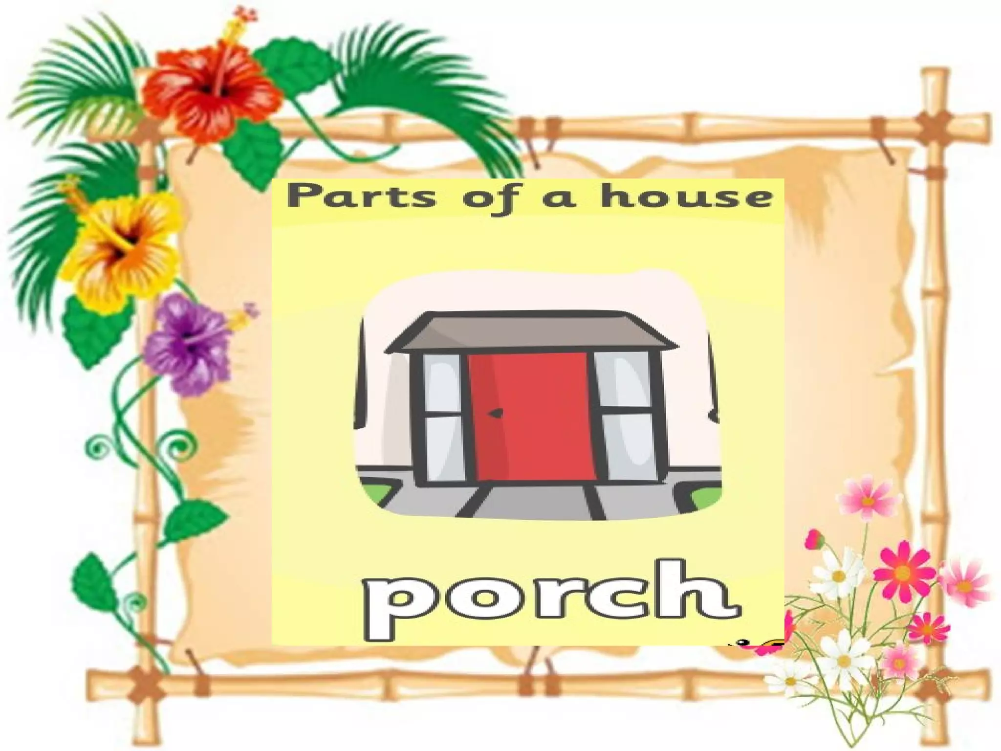 Parts of the house cards | PPT