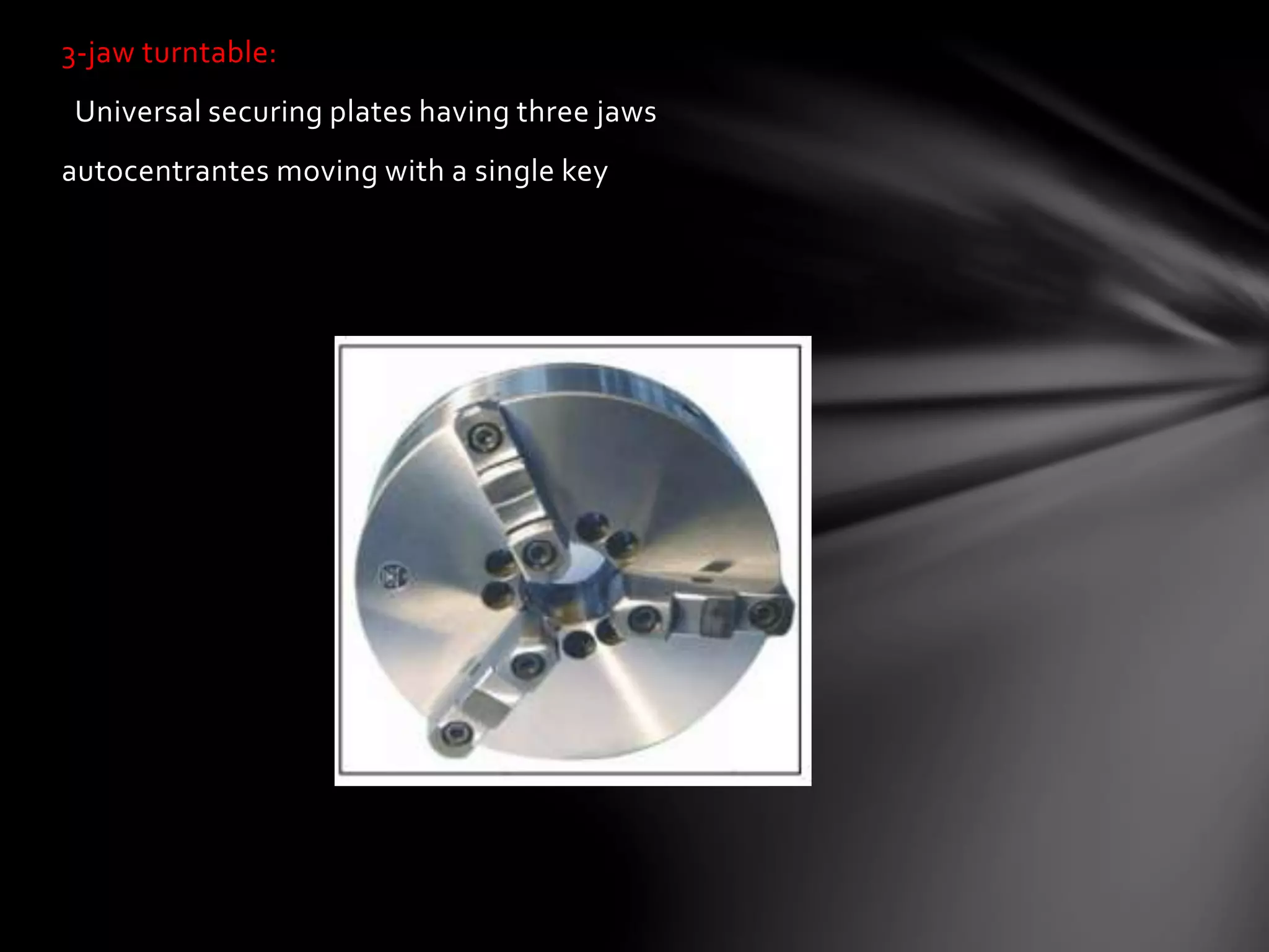 Parts of the lathe machine | PPTX