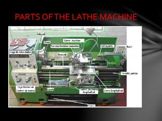 Parts of the lathe machine | PPT