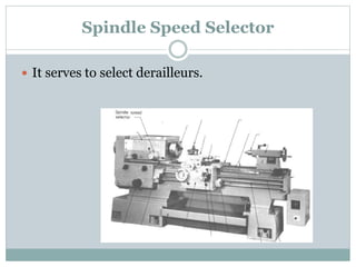 Parts of the lathe machine | PPTX