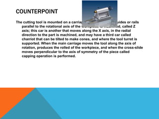 Parts of the lathe machine yanquen , jairo | PPT