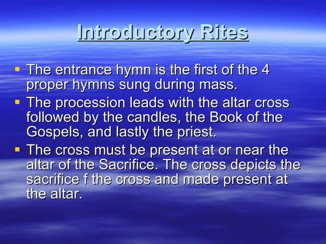 Parts of the mass | PPT | Christianity | Religion & Spirituality