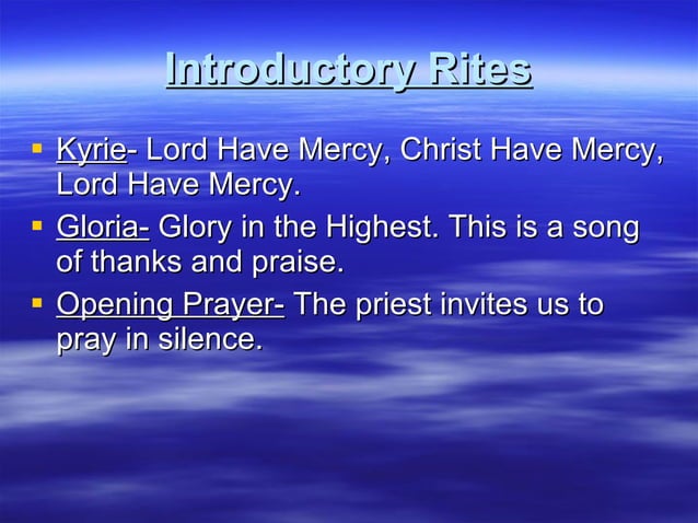 Parts of the mass | PPT | Christianity | Religion & Spirituality
