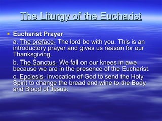 Parts of the mass | PPT