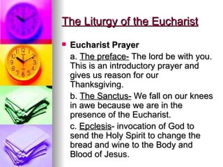 Parts of the mass | PPT