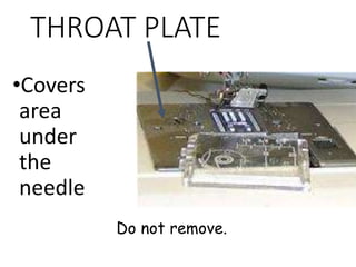 PARTS OF THE SEWING MACHINE PPT.ppt