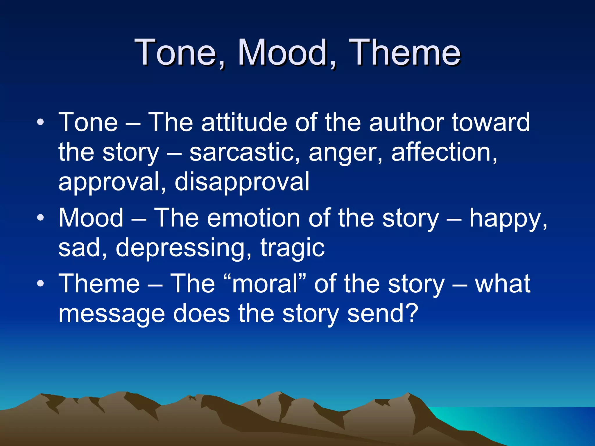 Parts of the short story pp | PPT