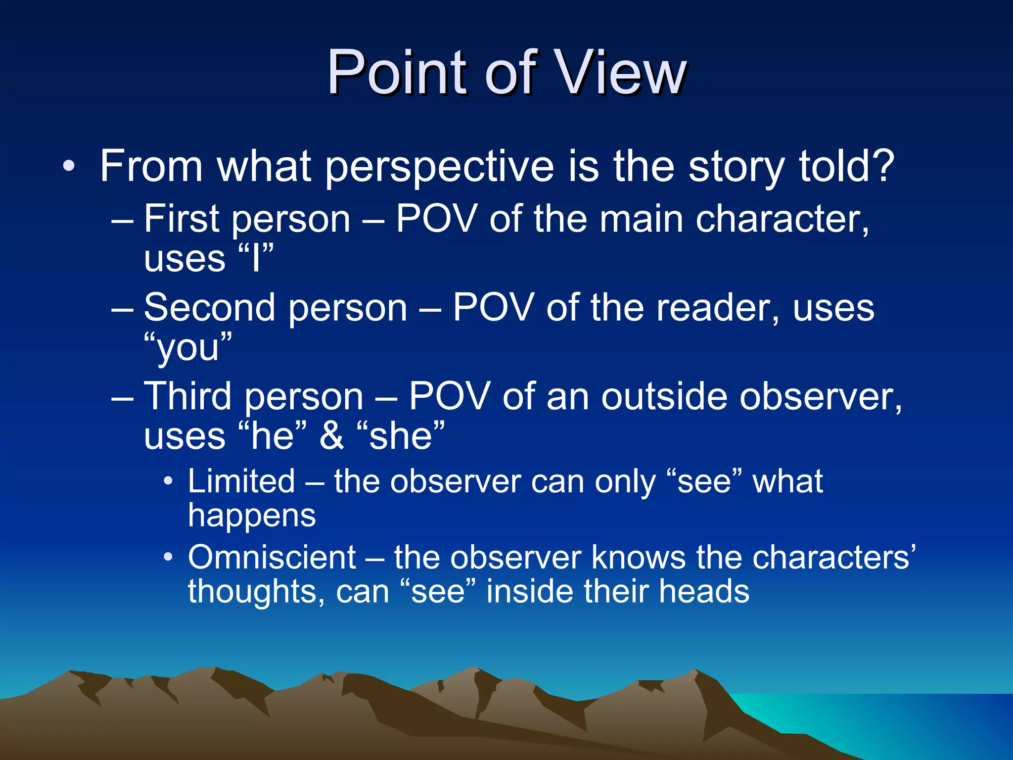Parts of the short story pp | PPT