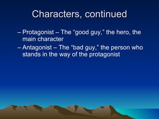 Parts of the short story pp | PPT