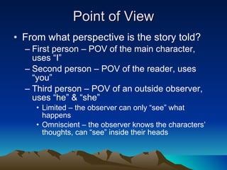 Parts of the short story pp | PPT