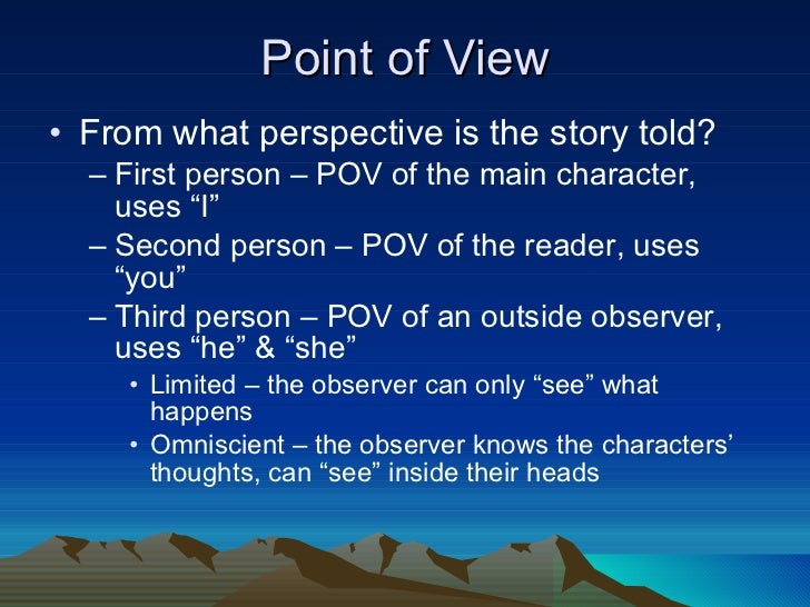 Parts of the short story pp