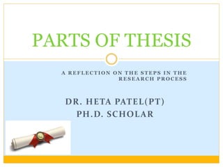 Parts of thesis | PPTX