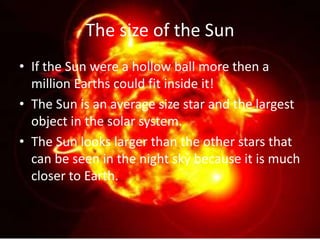 Parts of the sun (demo) | PPTX