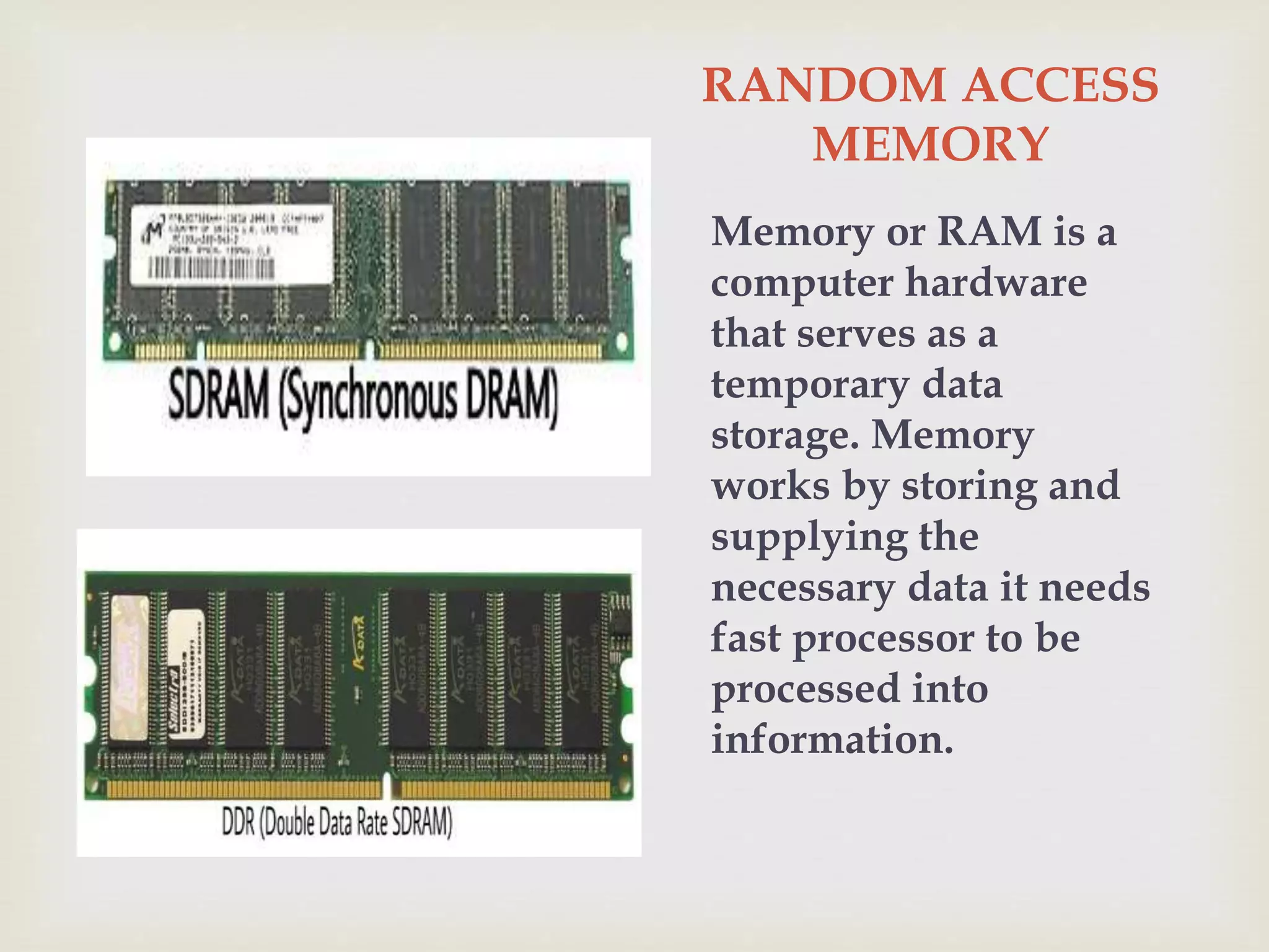 Parts of the system unit | PPTX