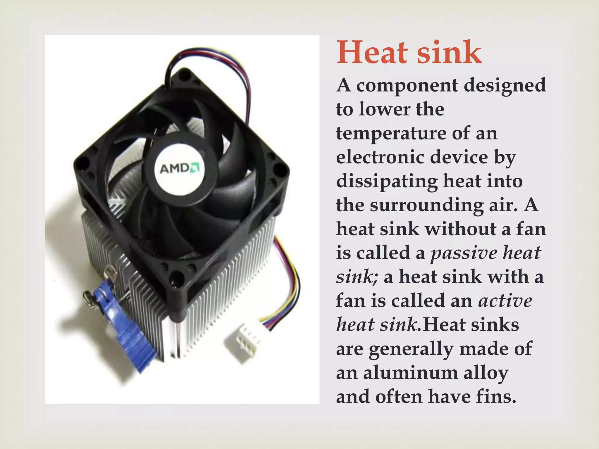 Parts of the system unit | PPTX
