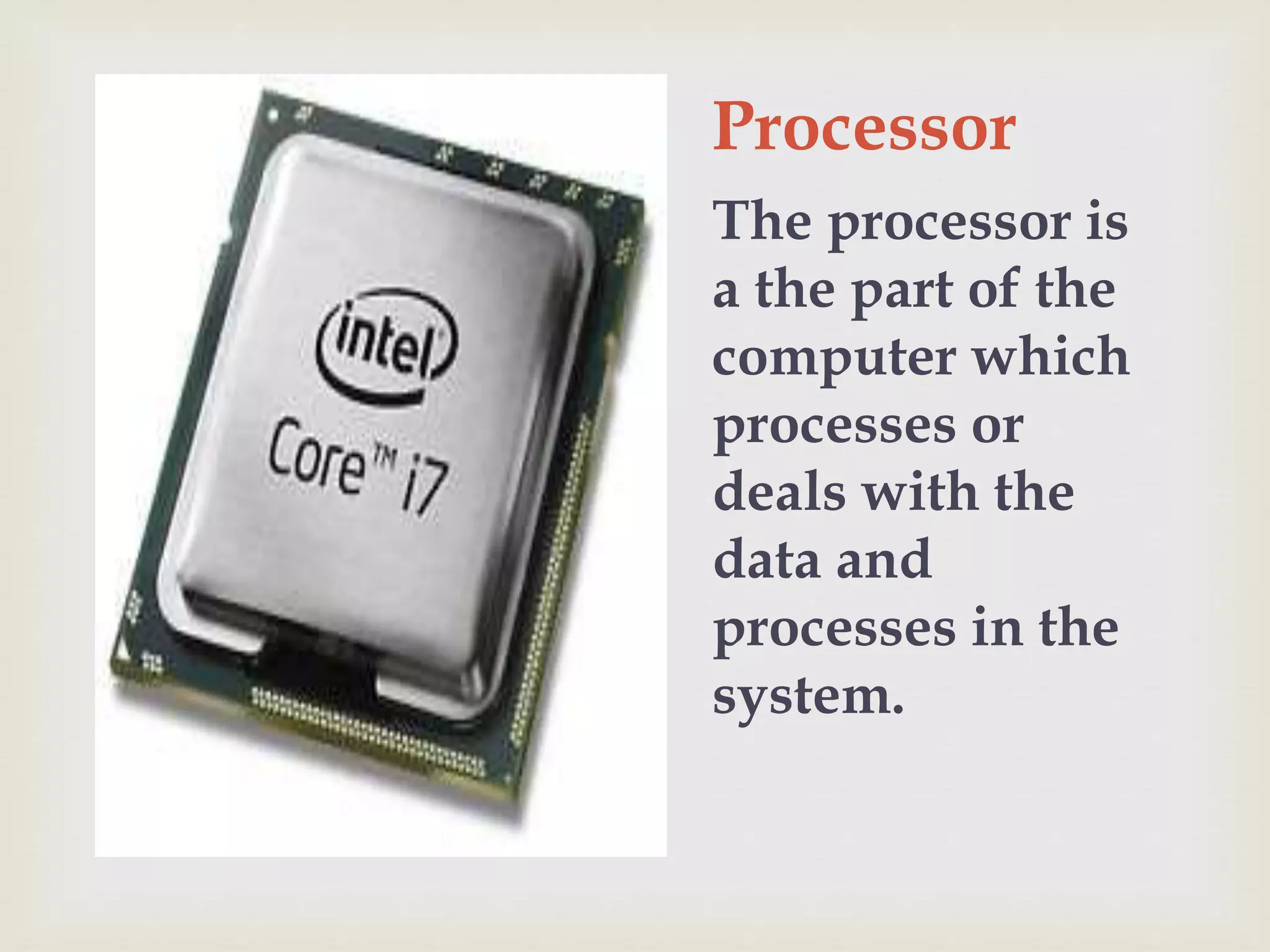 Parts of the system unit | PPTX