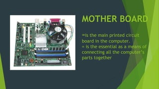 Parts of the System Unit | PPTX