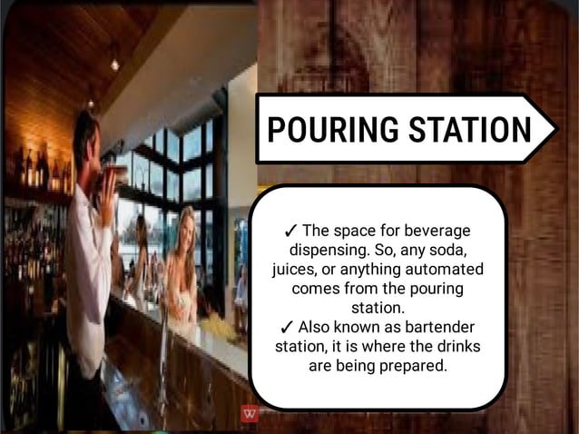 Parts of the Under Bar (Bartending and Bar Management) | PPT
