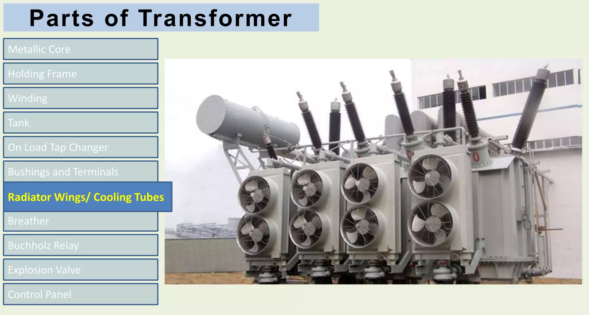 Transformer Parts and functions | PPTX