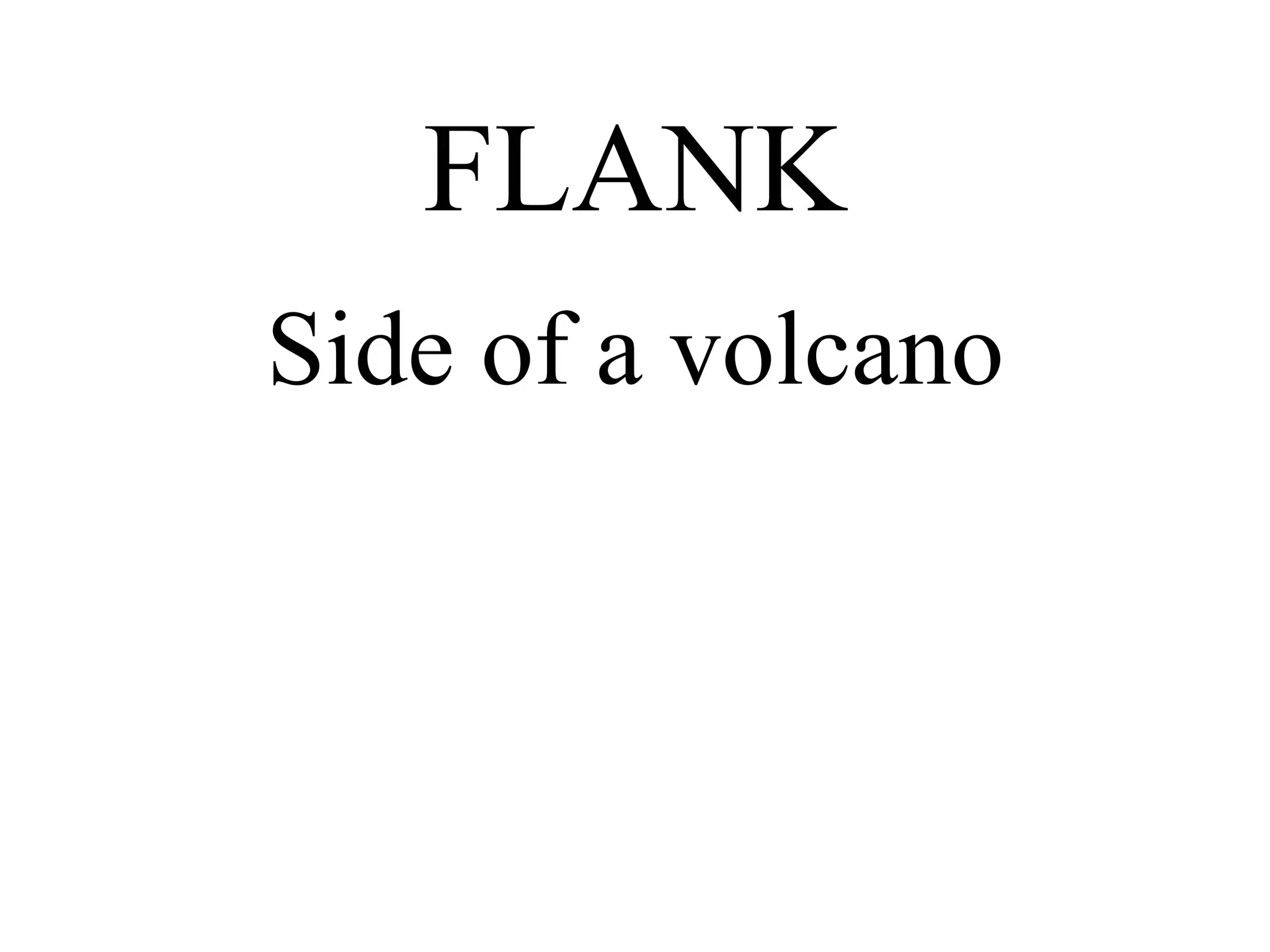 Parts of volcanoes | PPT