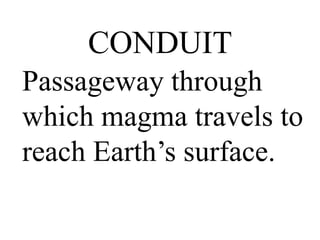 Parts of volcanoes | PPT