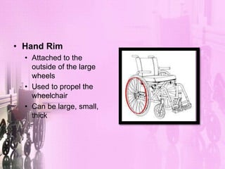 Parts of wheelchair | PPTX