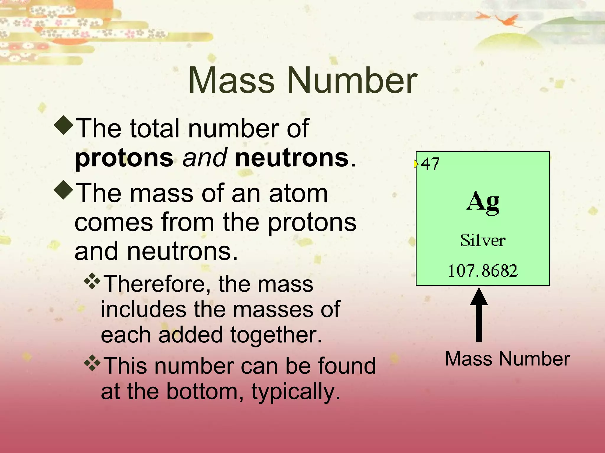 Parts on an atom | PPT
