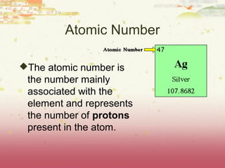 Parts on an atom | PPT