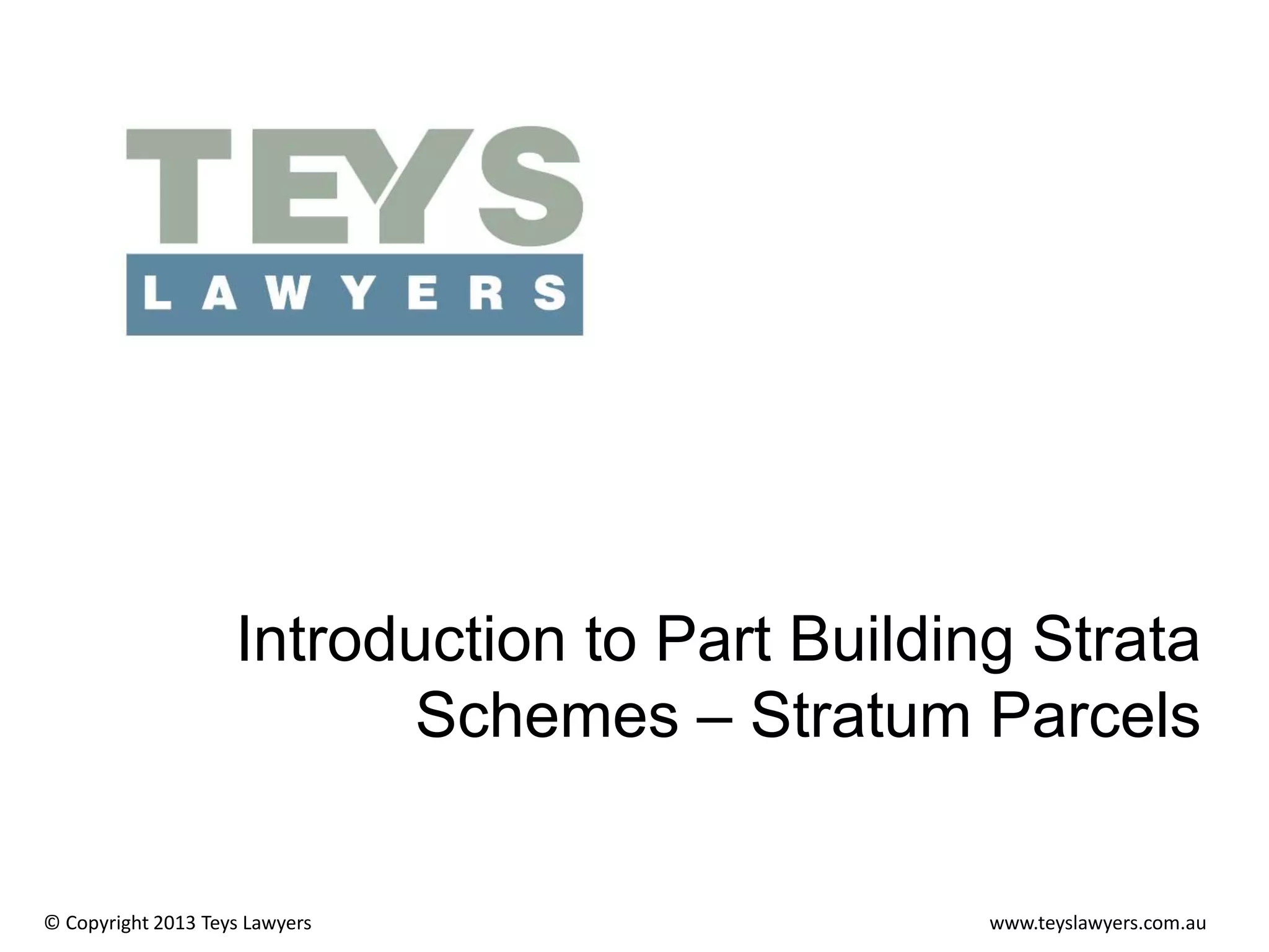 Part Strata Part Stratum | PPTX