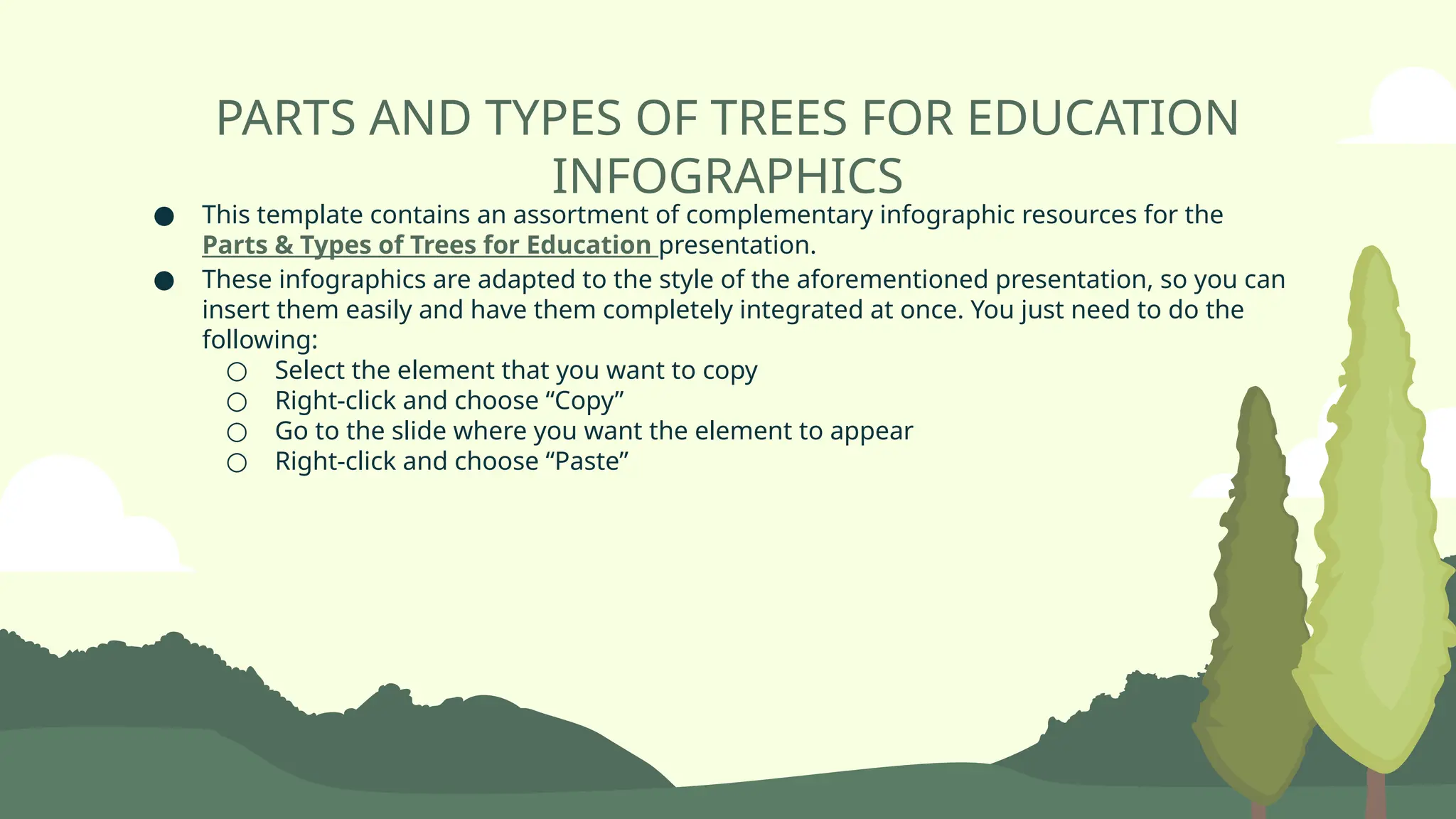 Parts & Types of Trees for Education Infographics by Slidesgo.pptx