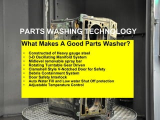 Parts washer | PPT | Home Appliances | Home & Garden